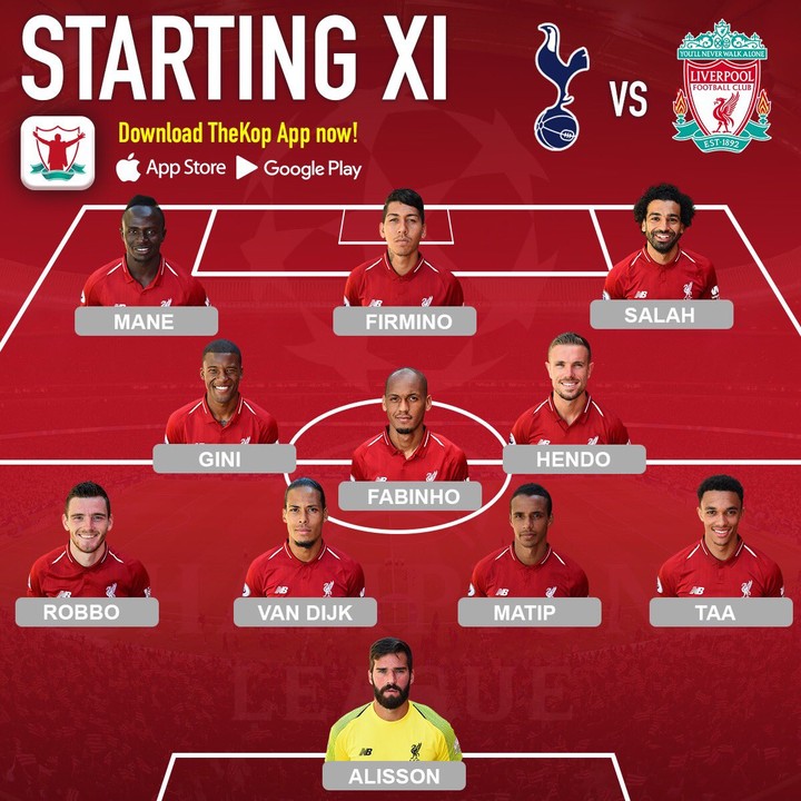Finally Liverpool Release Champions League Squad For Finals Igbere TV