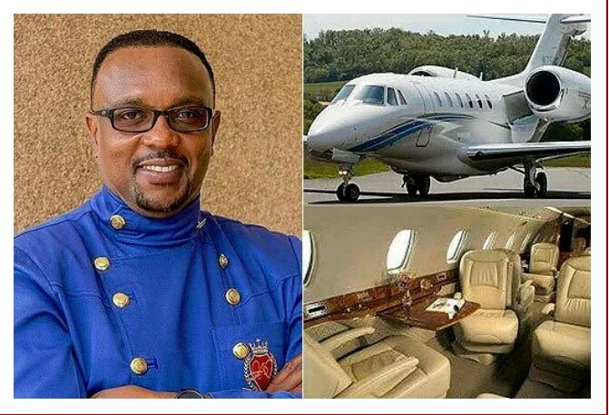Flamboyant preacher thanks church members for his new private jet ...