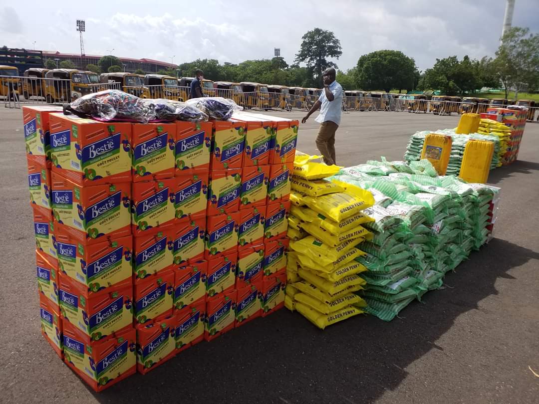 Enugu COVID-19 Lockdown: Excitement As Keke Riders Receive Palliatives ...