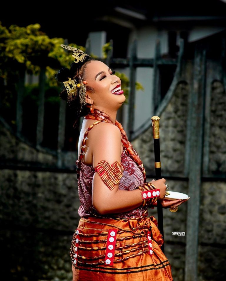Ibinabo Fiberesima Wows In Traditional Outfits On Her 51st Birthday ...