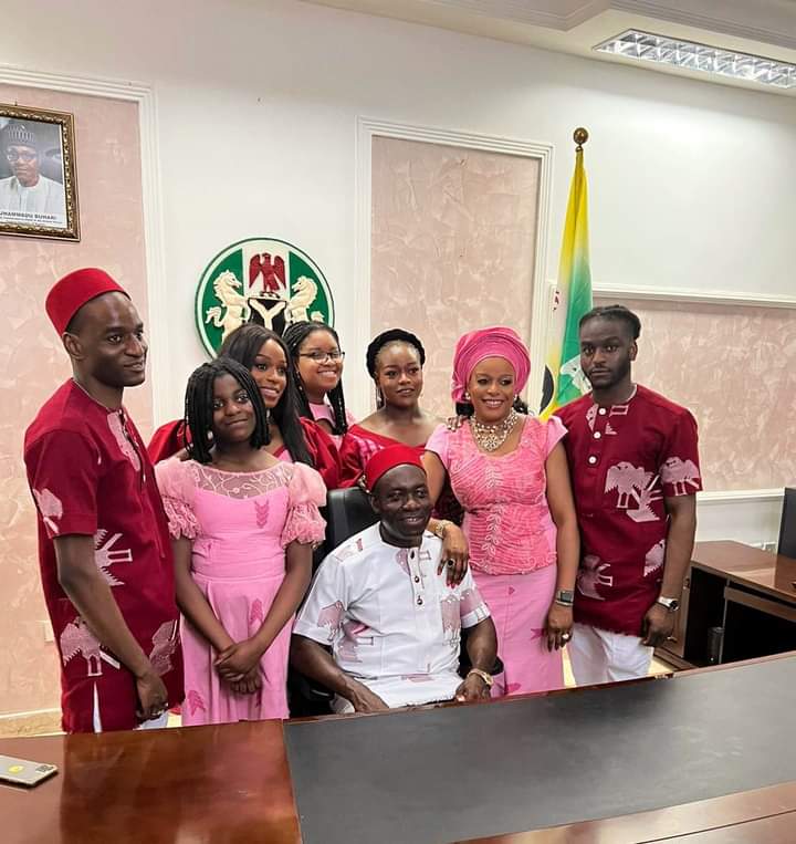 Governor Charles Soludo And His Family At The Anambra State Government ...