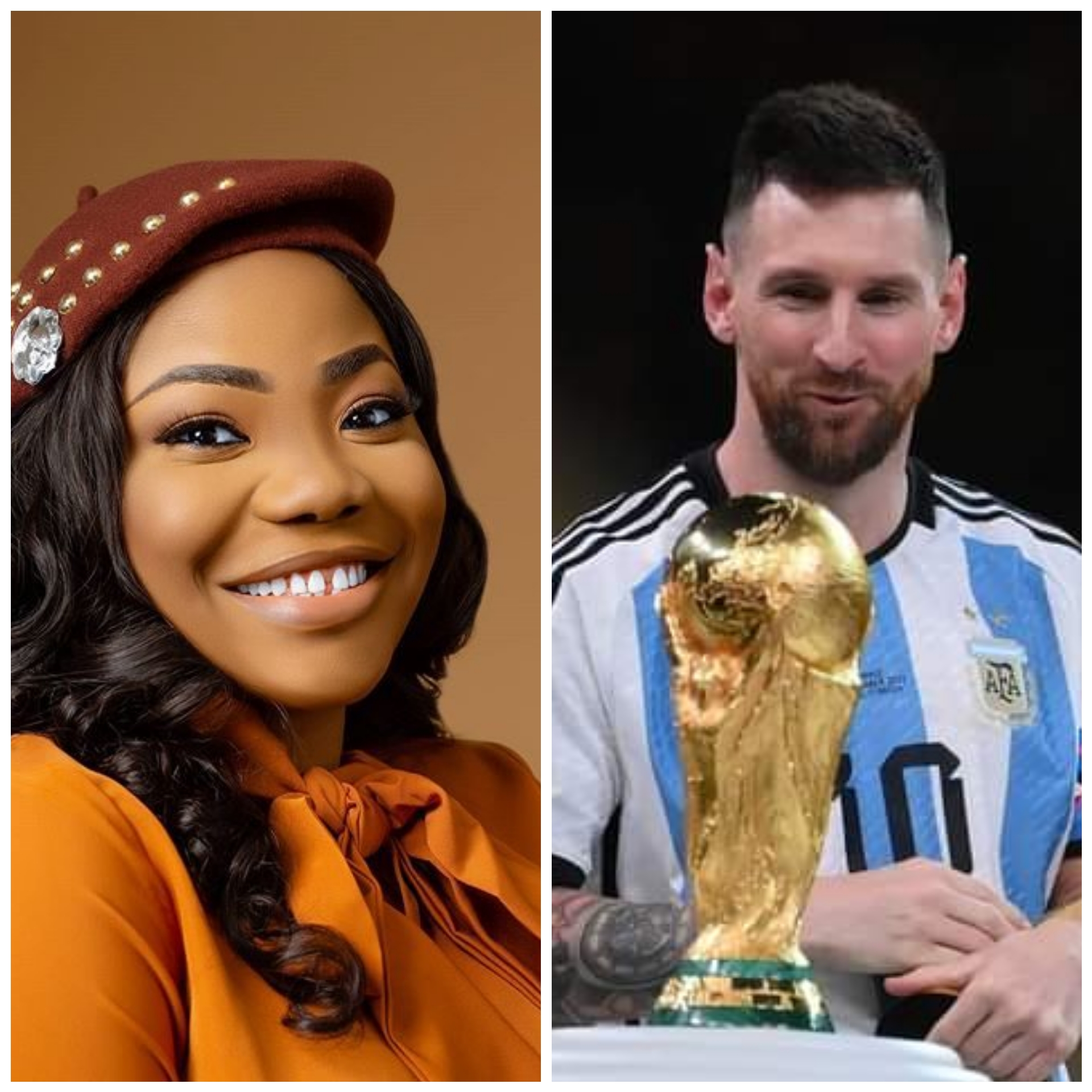 Gospel Singer Mercy Chinwo Congratulates Messi On World Cup Win – Igbere TV
