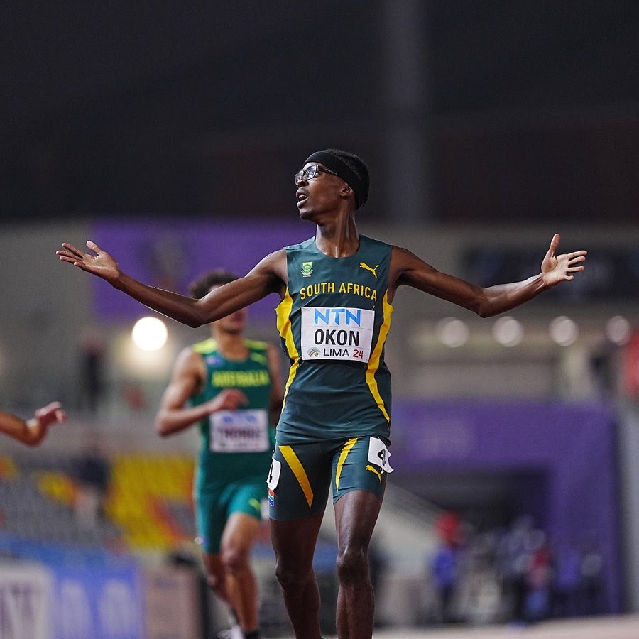 Udeme Okon Wins 400m Gold For South Africa At The World Under 20 Championships – Igbere TV