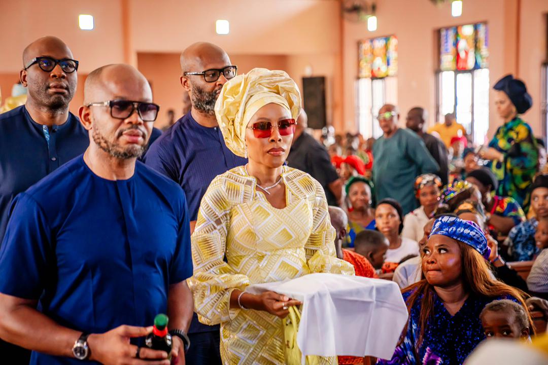 Governor Otti Attends Thanksgiving Mass Of Late Dr. Pascal G. Dozie ...
